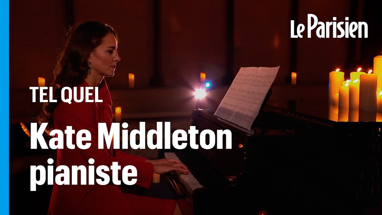 Kate Middleton en concert et au piano pour Noël - YouTube