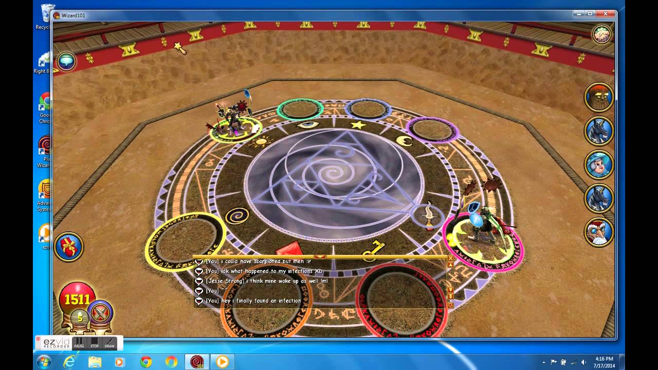 Wizard101 PvP tournament ep.1 (jhoc fire) Bigbat202 vs Jesse Strong ...