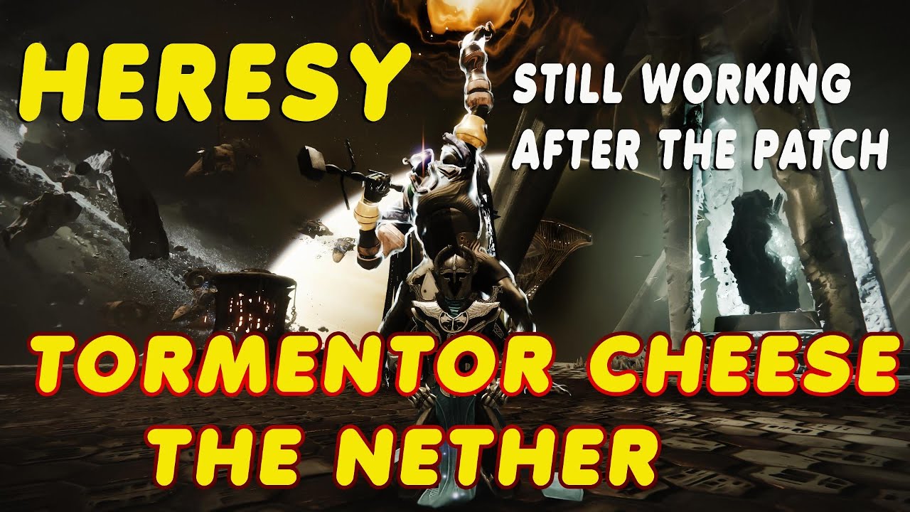 DESTINY 2 TORMENTOR CHEESE [THE NETHER] - STILL WORKING AFTER THE PATCH ...