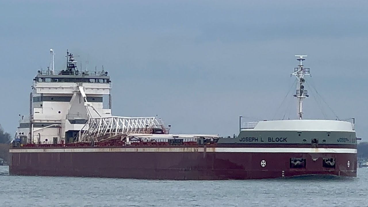 Joseph L. Block Freighter Salute - YouTube