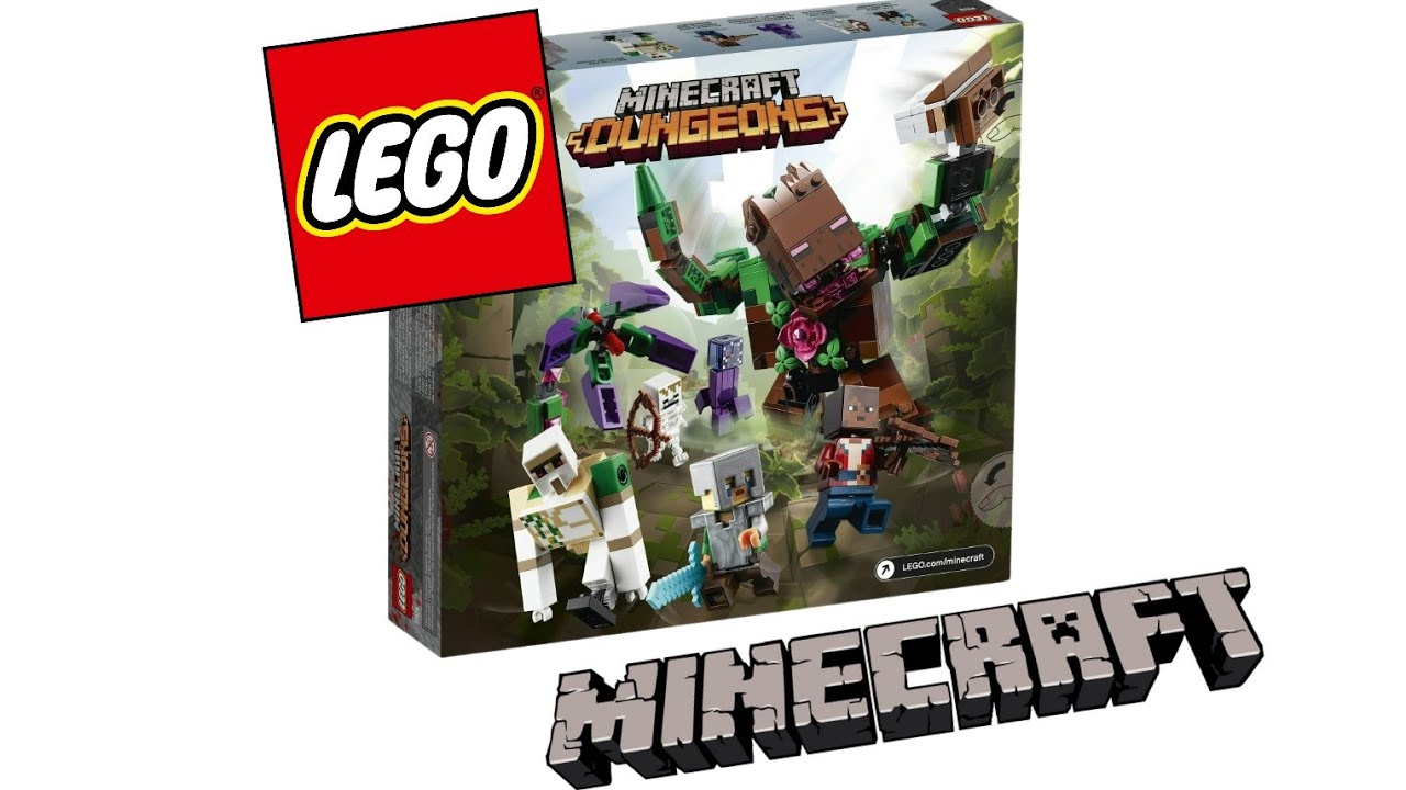 LEGO The Jungle Abomination 21176 ENCHANTED CREEPER MINECRAFT DUNGEONS ...