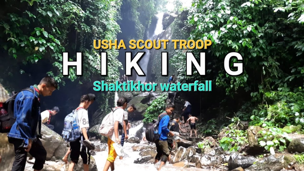 USHA SCOUT TROOP ० HIKING ० Shaktikhor Waterfall - YouTube