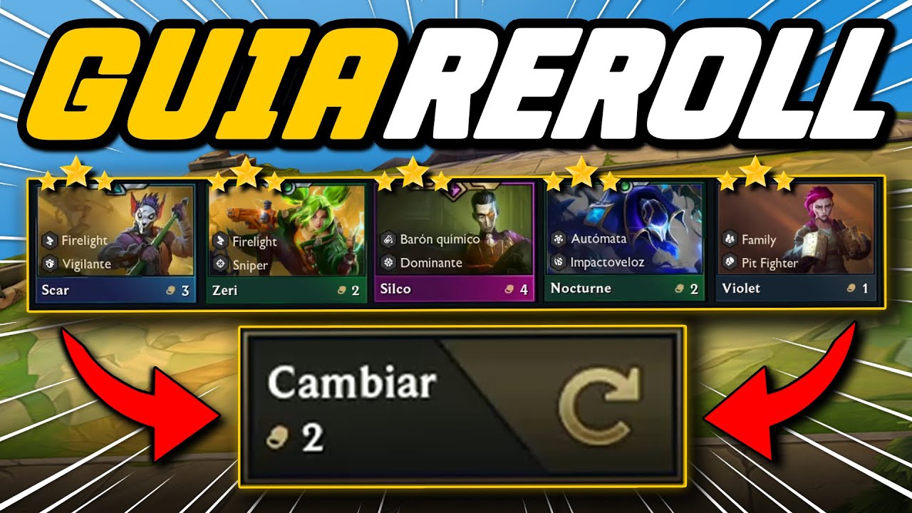 GUÍA REROLL TFT 🔥 COMO JUGAR una COMPO de REROLL + LUCKY WAVES - YouTube