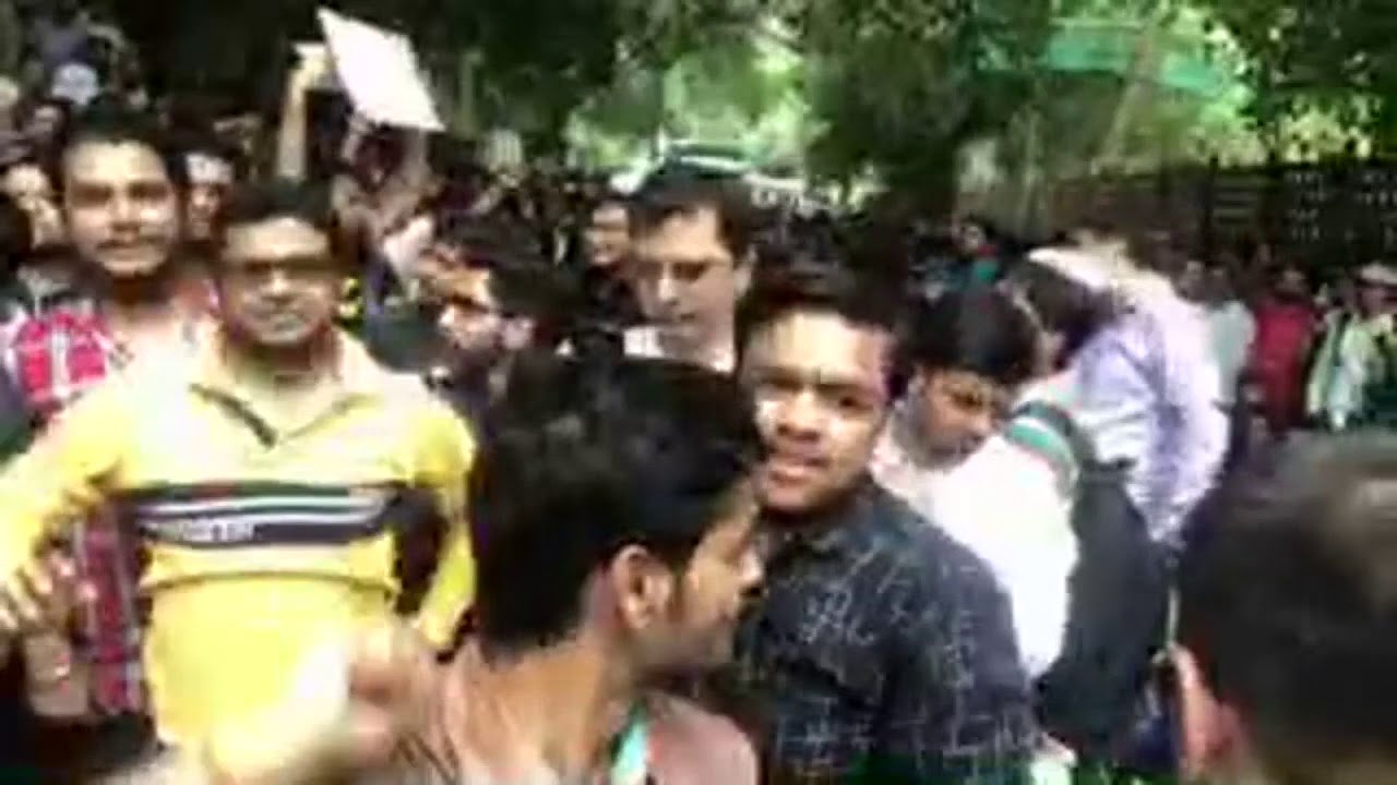 ICAI PROTEST ITO DELHI - YouTube