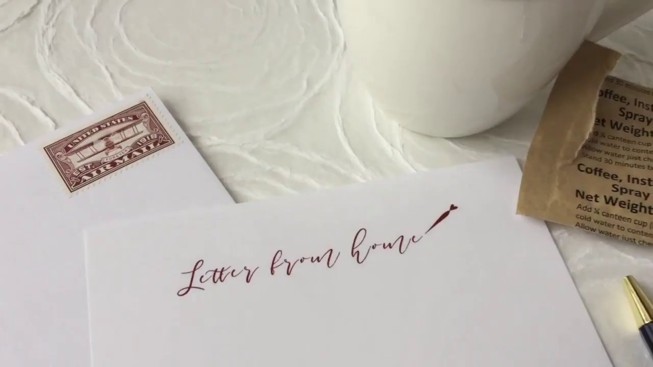 Military Stationery Set - Letters from Home - YouTube