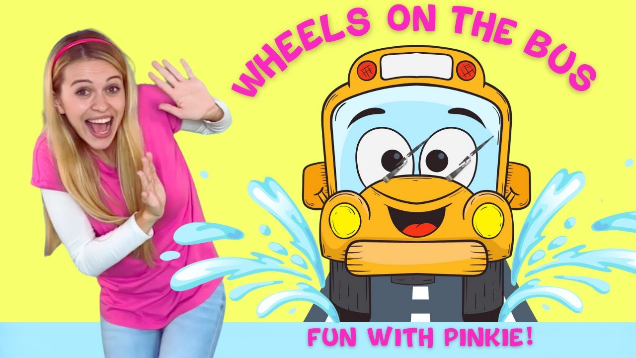 Wheels on the Bus Go Round & Round - Children's Nursery Rhymes Sing ...