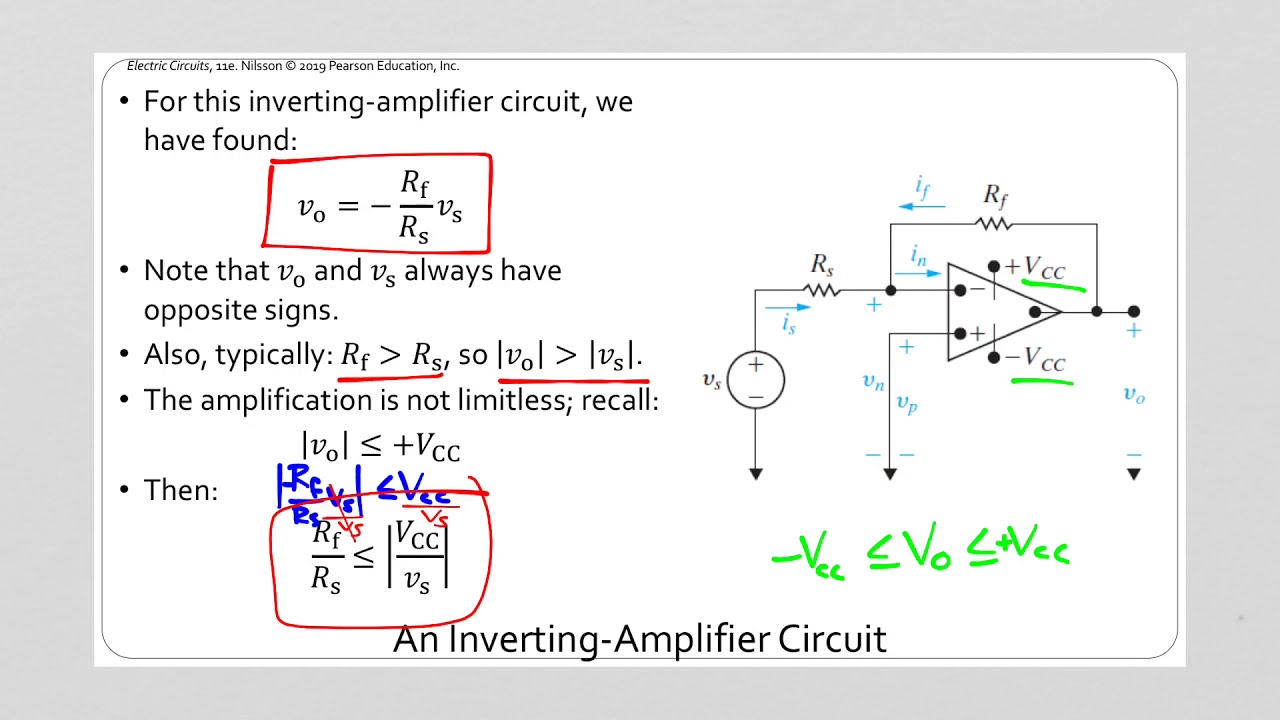 Circuits Module 05 Lesson 02 Inverted Amplifier Circuits - YouTube