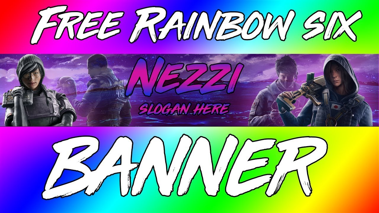 *FREE* Rainbow Six Siege Banner Template + Download Link |Speed Art #3 ...