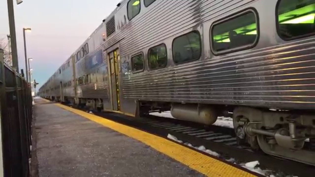 Metra Rock Island Line Rush Hour at Mokena - YouTube