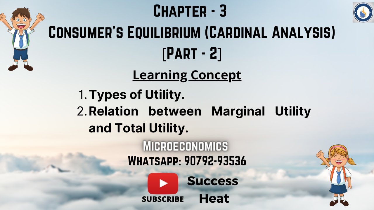#13 |Chapter - 3 Consumer's Equilibrium [Part -2]|Microeconomics |Class ...