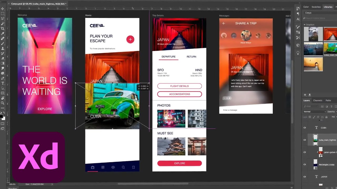 Adobe XD Quick-Start for Photoshop Users | Adobe Creative Cloud - YouTube