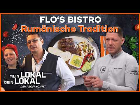 Traditionelle rumänische Spezialitäten im Lokal \