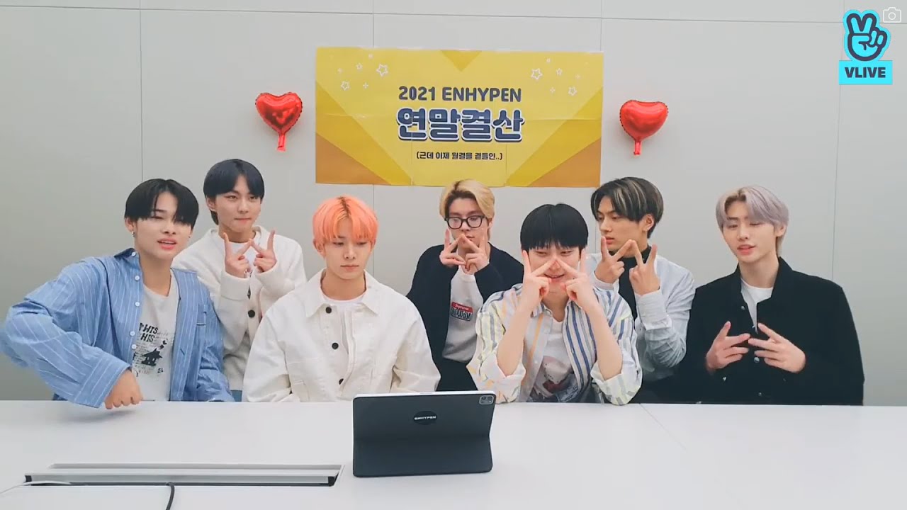 [ENG SUB] ENHYPEN LIVE VLIVE (2021.12.30) ENHYPEN VLIVE 2021 - YouTube