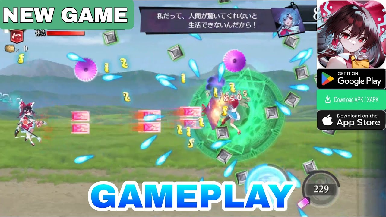 [ New Game ] 東方幻想エクリプス - Touhou Fantasy Eclipse Gameplay - Android APK iOS Download - YouTube