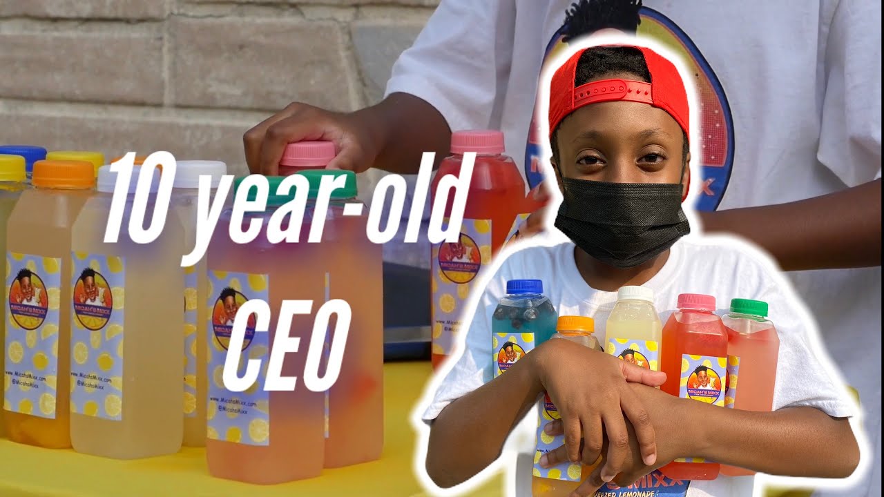 A 10 year-old that was too young to work a job...so he created his own ...