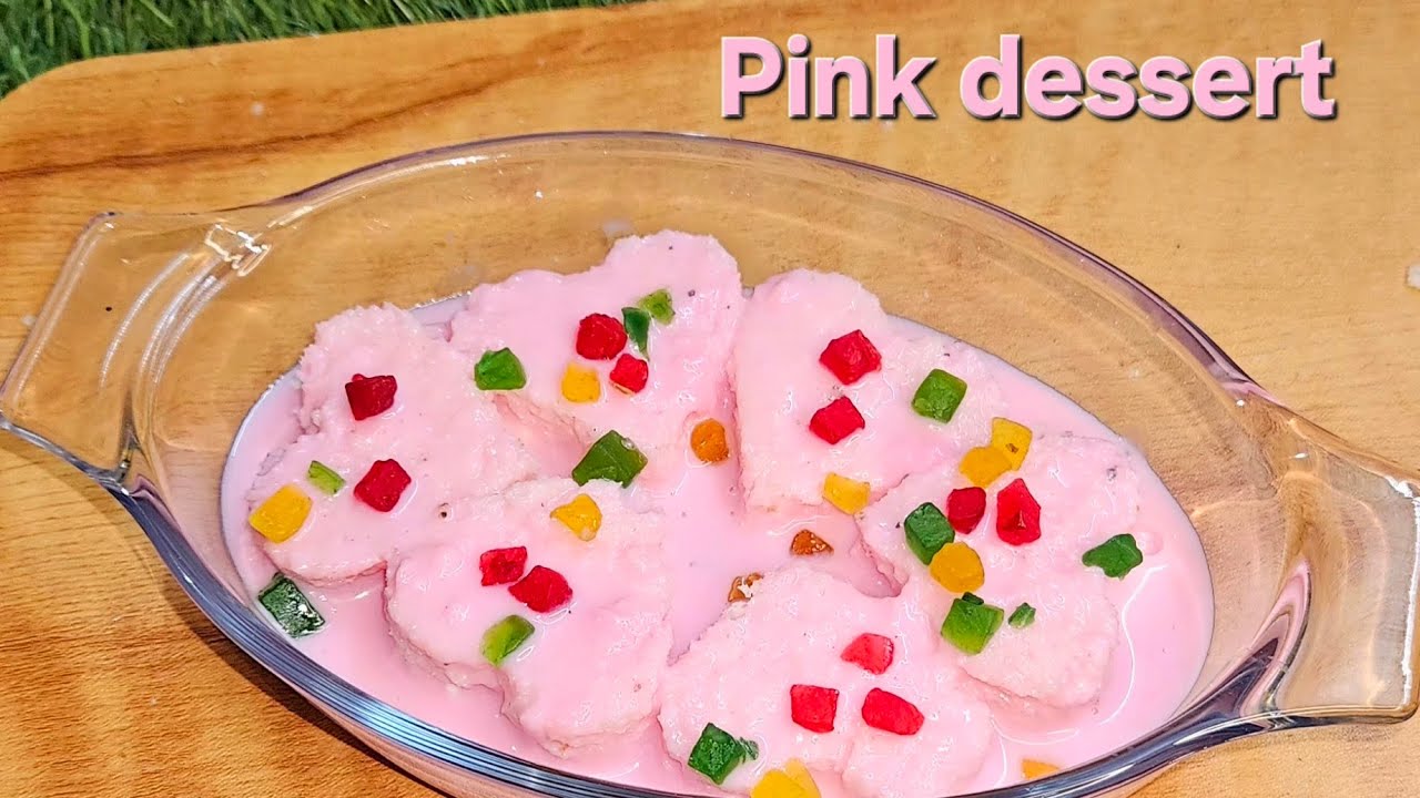 Instant Bread Rasmalai | Pink dessert | Rasmalai| Bread rasmalai # ...