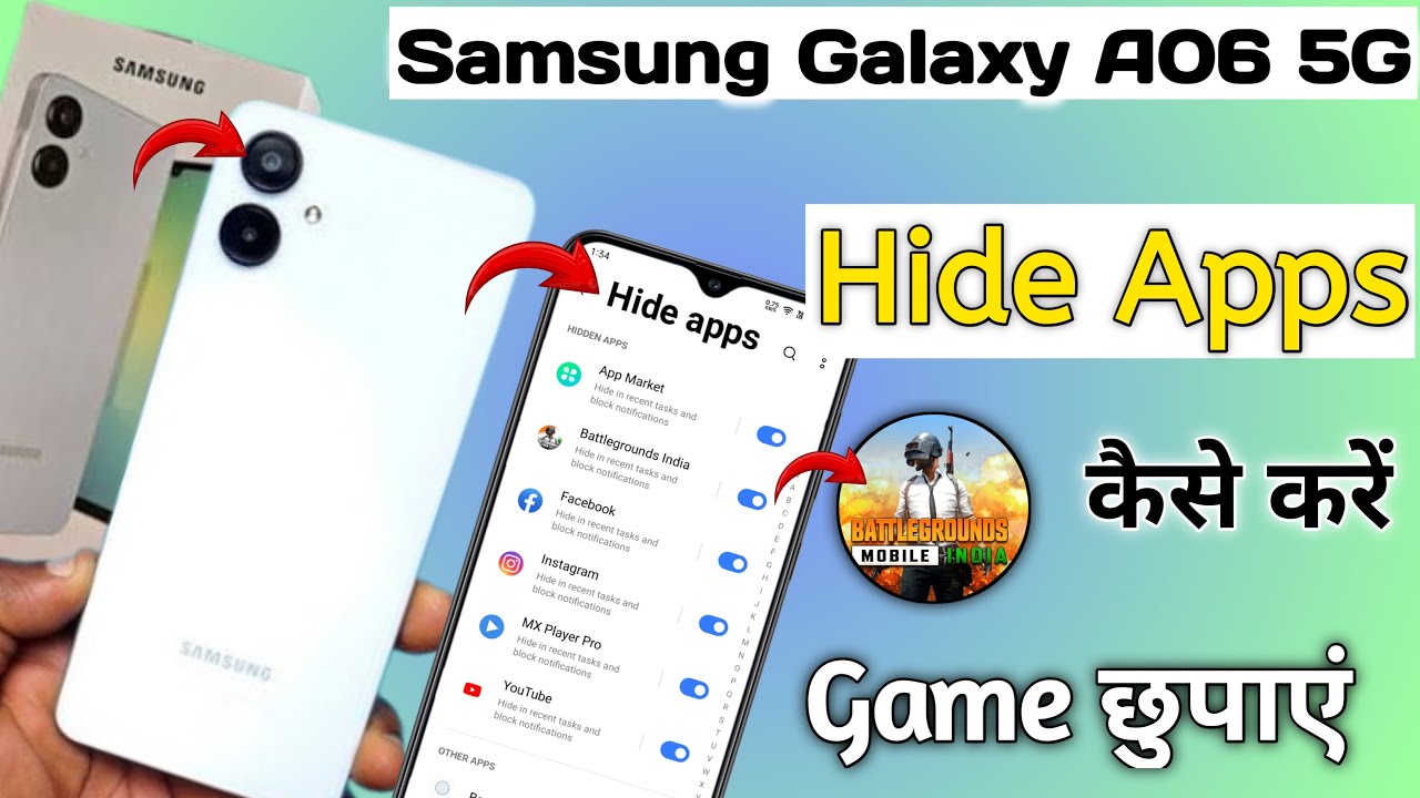 samsung galaxy a06 app hide setting | samsung galaxy a06 available app ...
