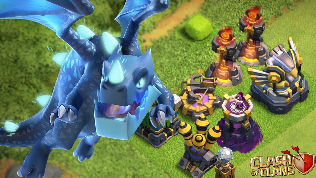 OMG! ELEKTRODRACHE gegen MAXED VERTEIDIGUNG! ☆ Clash of Clans - YouTube