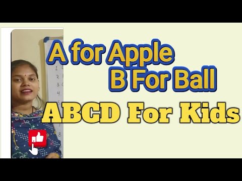A to Z | Learn ABCD | A for Apple , B for Ball ABCD for kids - YouTube