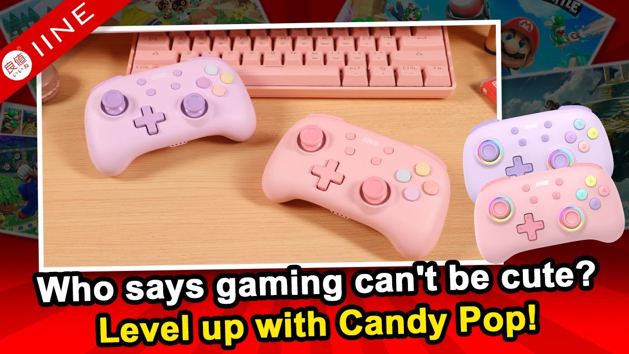Sweet like candy, powerful like a pro—Candy Pop Controllers are here!🎀🌈 ...