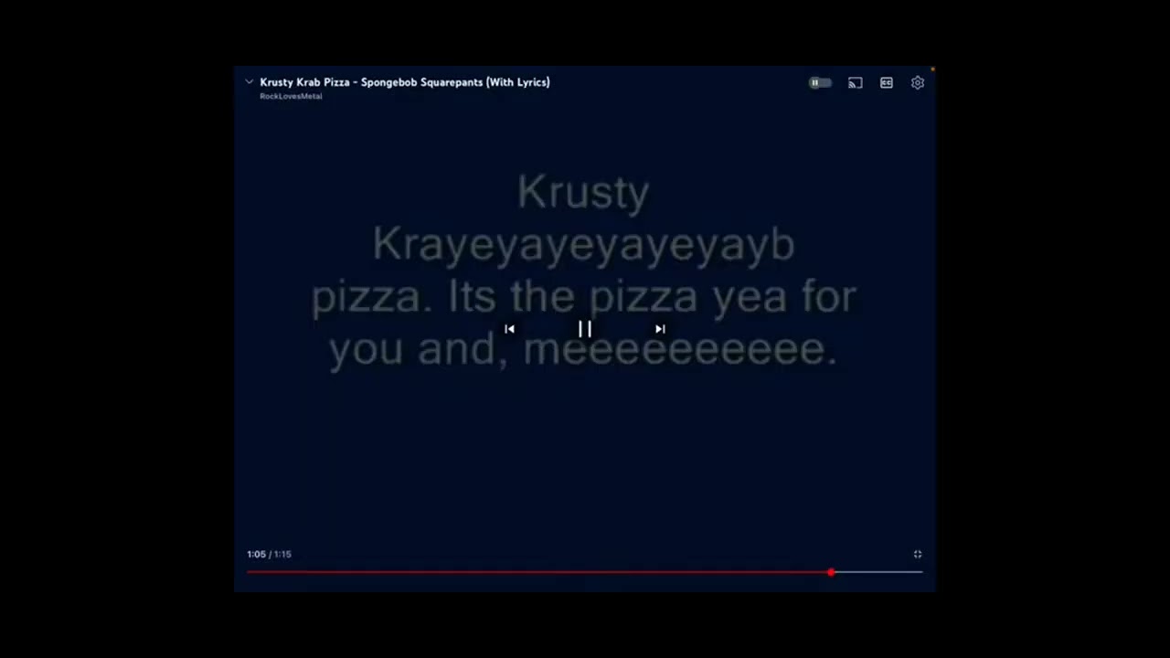 Nelson Helps Andy Sing Spongebob SquarePants Pizza Song With Lyrics 🍕 🎵 ...
