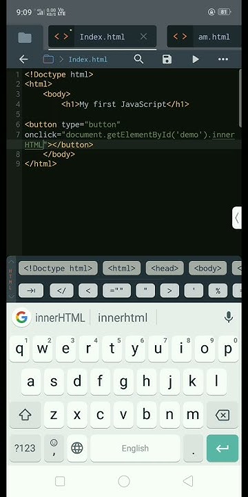 How to add JavaScript in Html | Date and Time with JavaScript | #backbenchers #html #shorts # ...