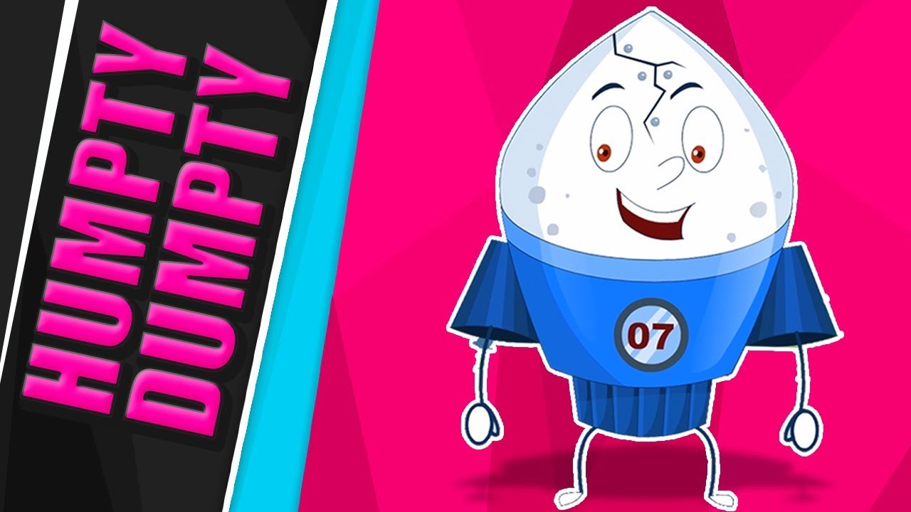 humpty dumpty sentado em uma parede | Nursery Rhyme | Little Red Car ...