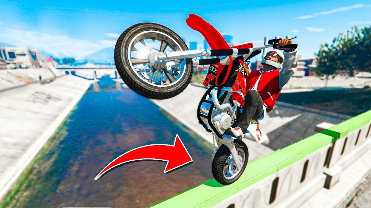 ULTIMATE REAL LIFE BIKE STUNTS! - (GTA 5 Stunts & Fails) - YouTube