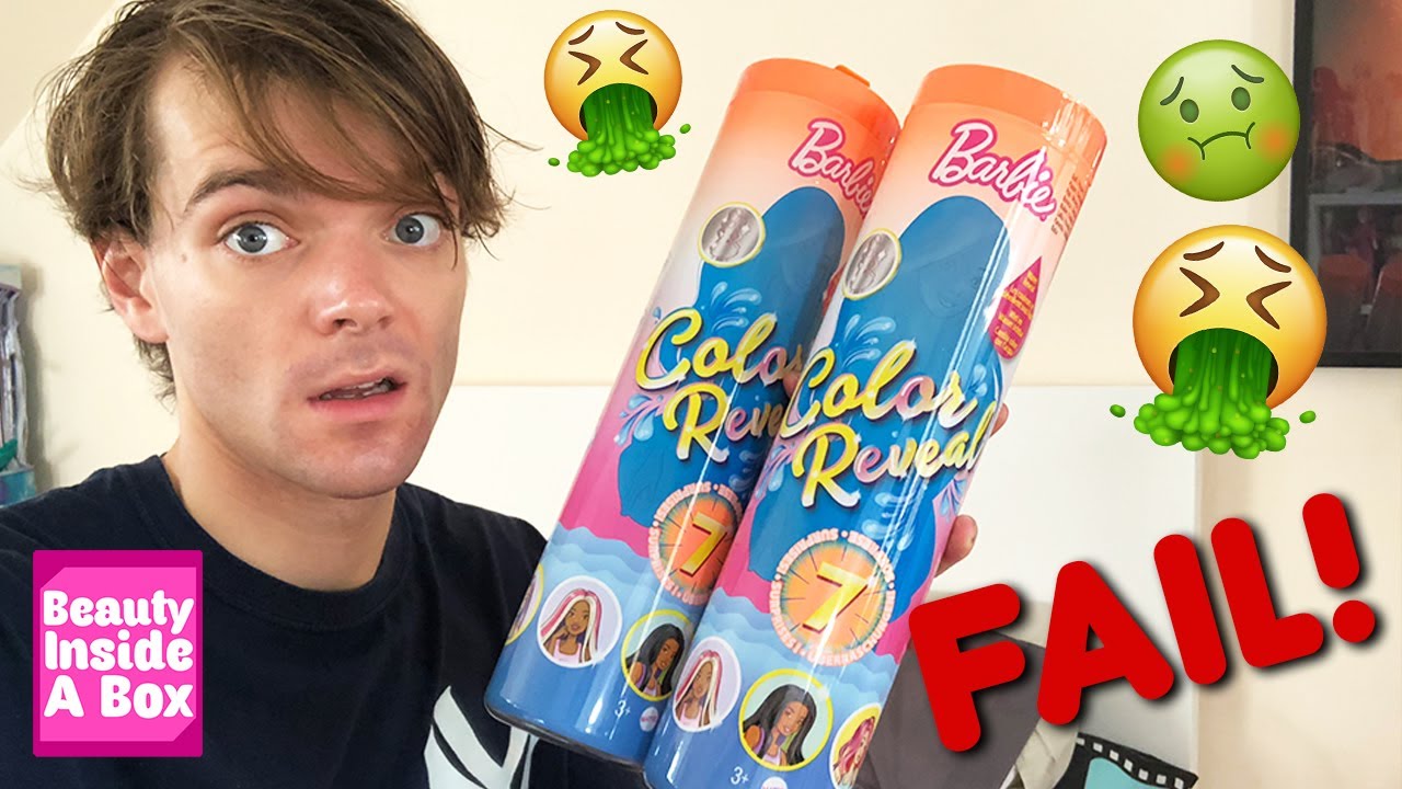 TERRIBLE Barbie Colour Reveal Doll Unboxing - YouTube