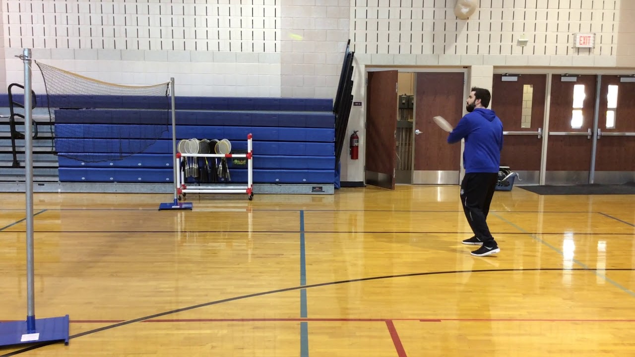 underhand clear - YouTube