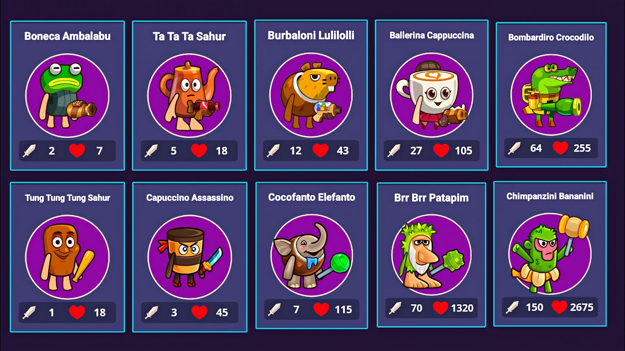 Merge Brainrot War Fight - Brainrot Evolution game in Max Level ( Merge ...