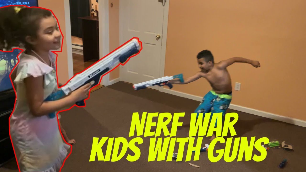 Nerf War : Kids With Guns - YouTube