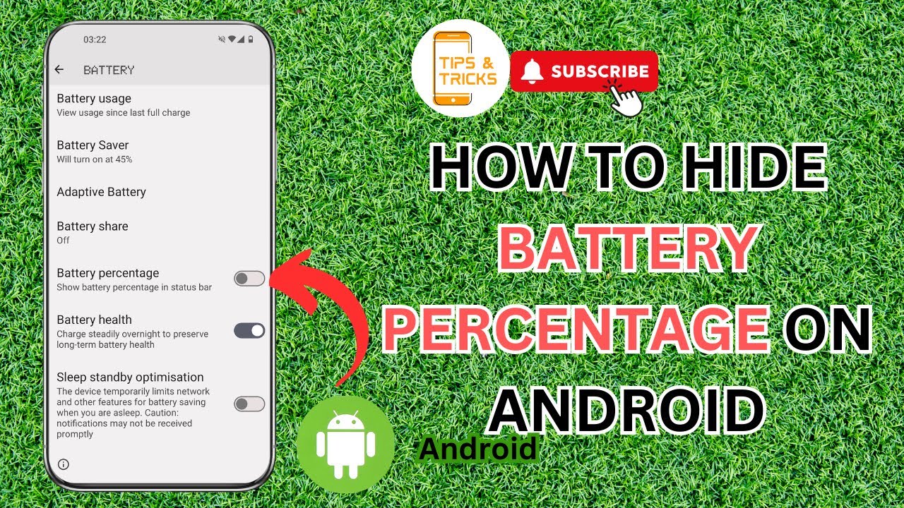 How To Hide Battery Percentage On Android – Quick Tips & Tricks - YouTube