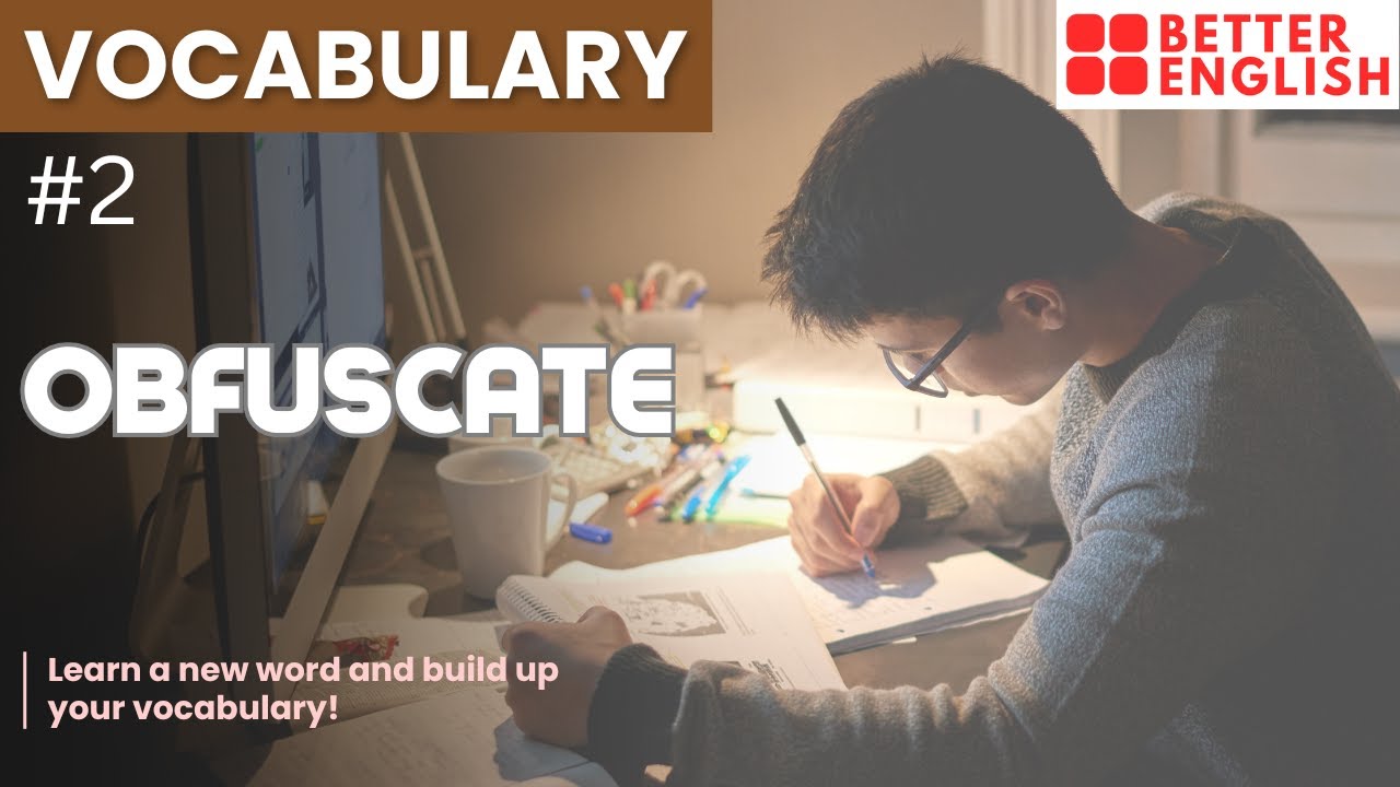 English Vocabulary - 2 | OBFUSCATE - YouTube