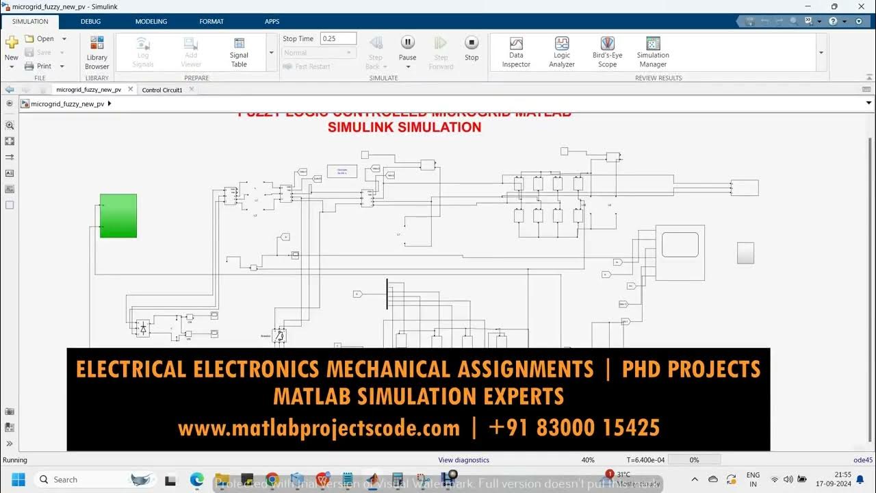 FUZZY LOGIC CONTROLLED PV MICROGRID MATLAB SIMULINK SIMULATION - YouTube