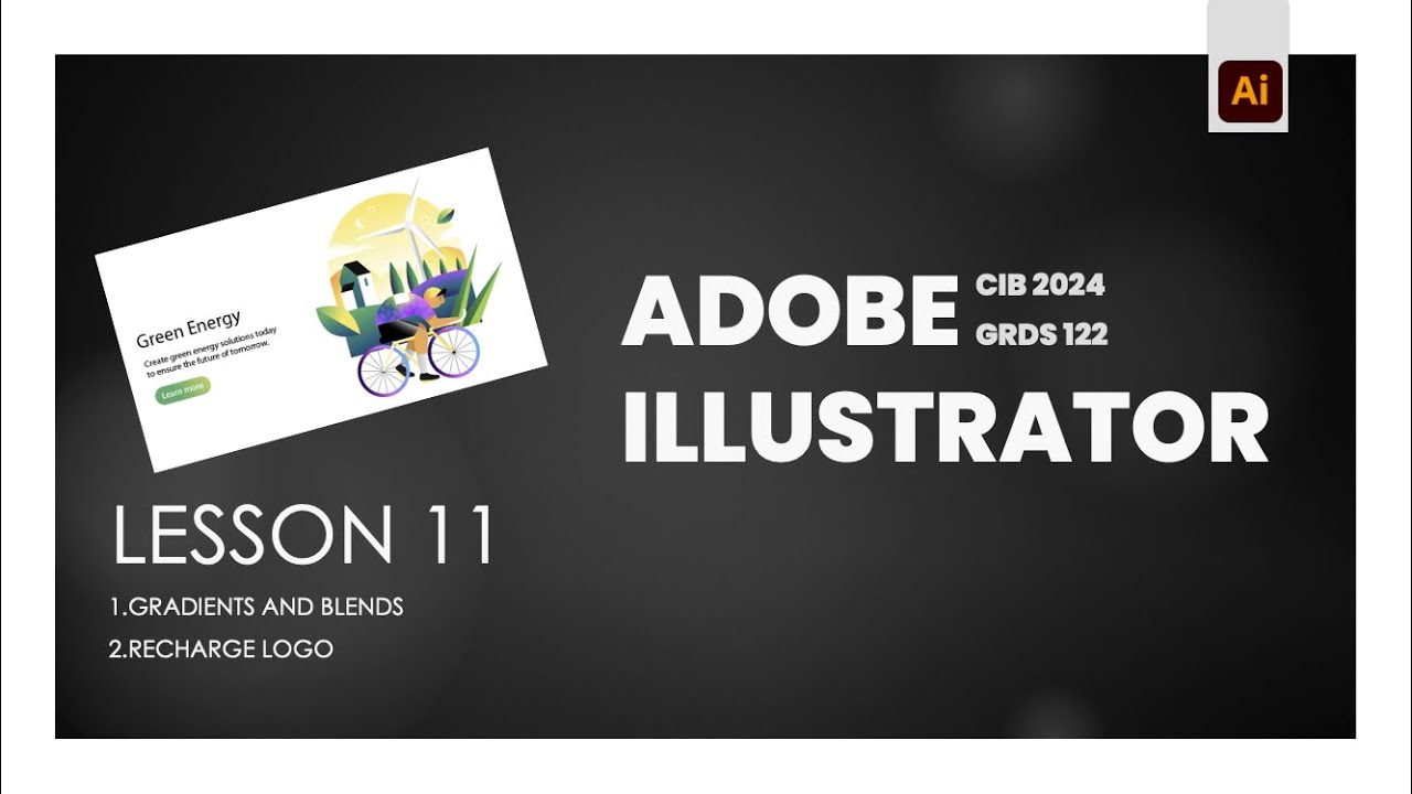 Adobe Illustrator Classroom in a Book 2024 | Lesson 11 | Gradients ...