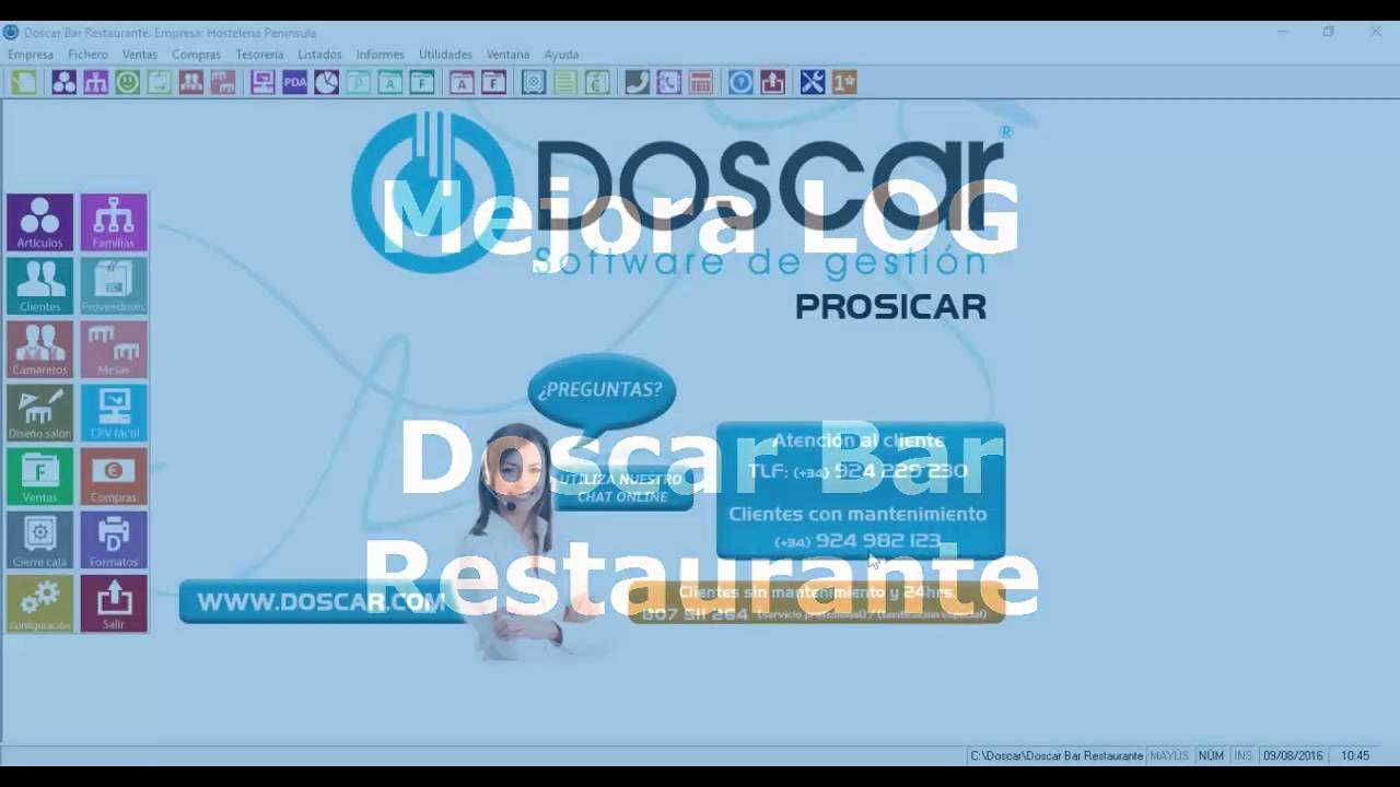 Mejora LOG - Software Doscar Bar Restaurante - YouTube