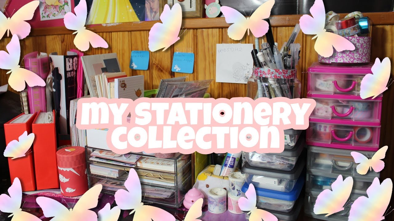 🌸MY STATIONERY COLLECTION /papeterie collection part 2🌸 - YouTube