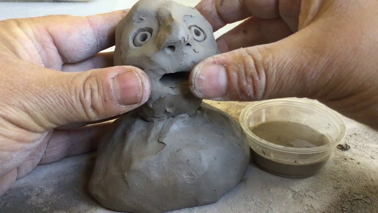 Simple Clay Bust - YouTube