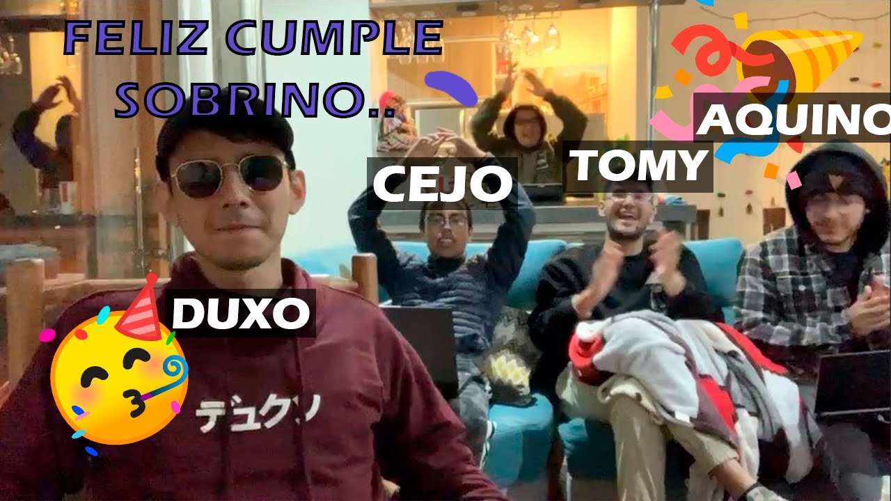 LOS WEBONES CELEBRAN EL CUMPLE DE DUXO 🥳🎉 - YouTube
