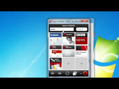 Opera Mobile Emulator - YouTube