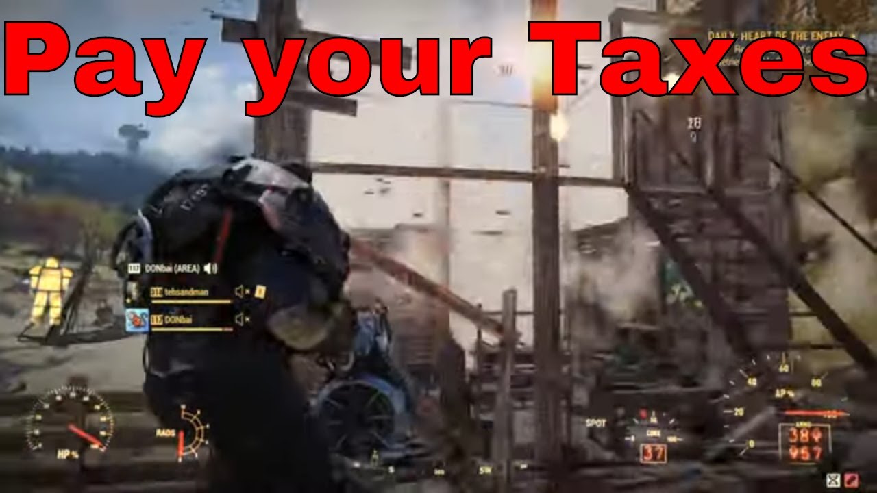 Pay Your Taxes - Fallout 76 PVP - YouTube