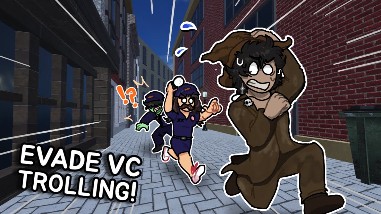 Trolling as a Police Officer in Evade VC! | ROBLOX Funny moments - YouTube
