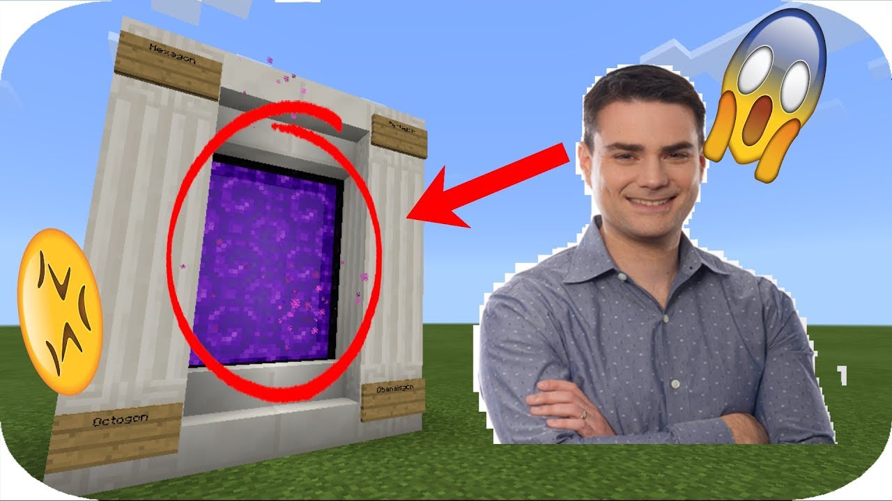 | MCPE | How to Make a Portal to the Ben Shapiro Dimension (Minecraft ...