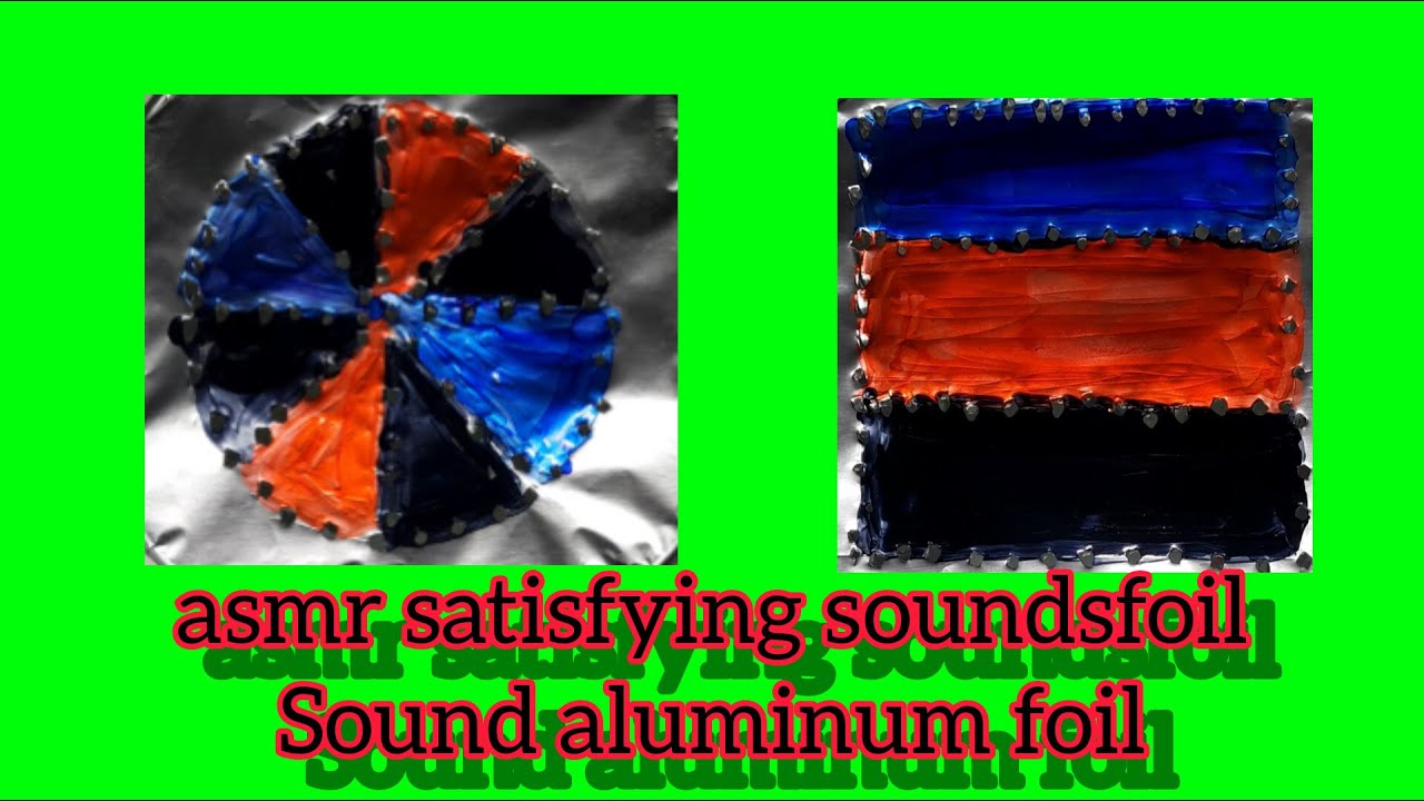 ASMR TRENDING ALUMINUM SOUNDFOIL SOUNDS #ASMR #fun #satisfying # ...