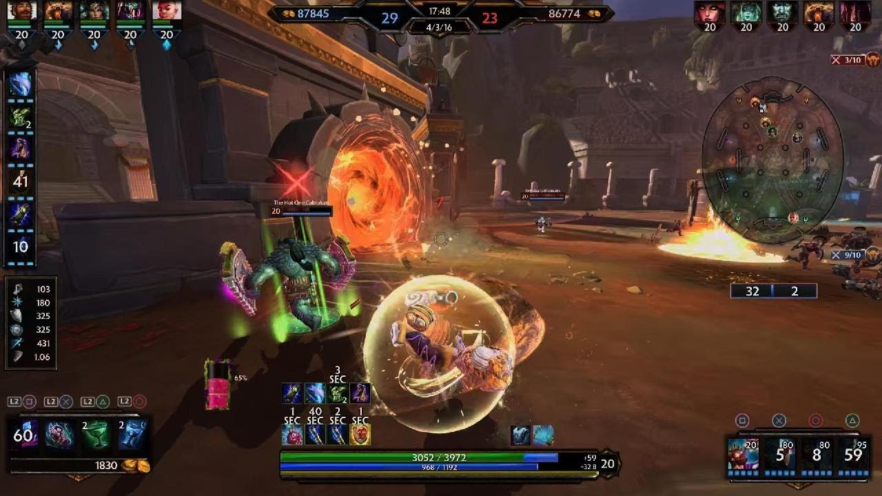 SMITE_ Escaping the enemy fountain!😂 - YouTube