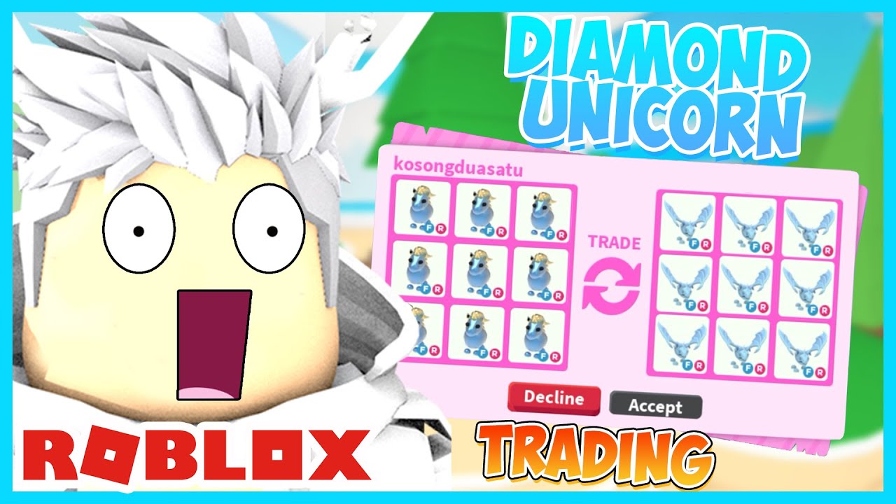 Apa Yang ORANG BERIKAN Untuk Pet Diamond Unicorn!? Adopt Me Indonesia ...