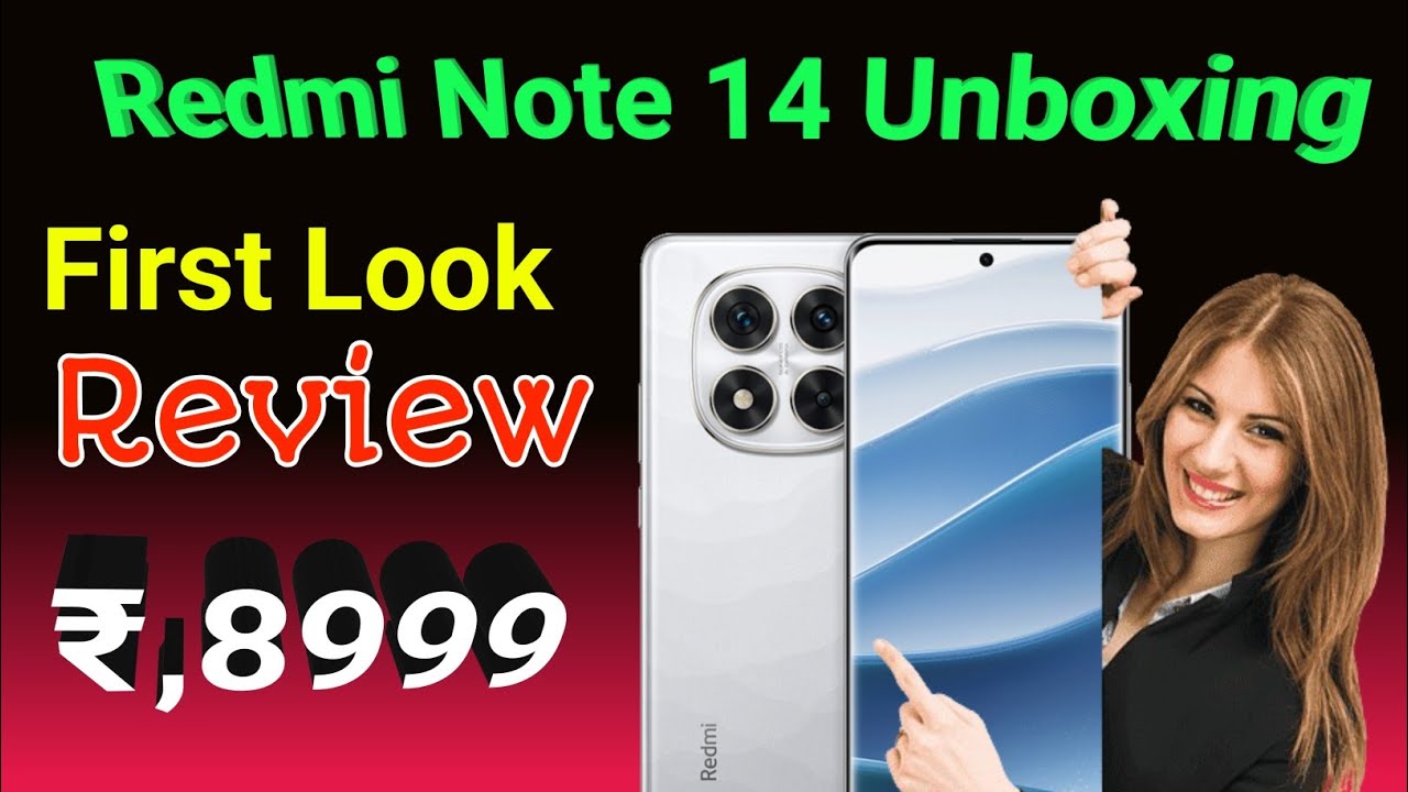 Redmi Note 14 unboxing | Redmi Note Series - YouTube
