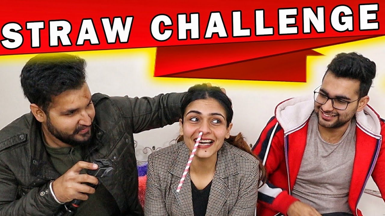 STRAW Challenge Gone Wrong 😰 - YouTube