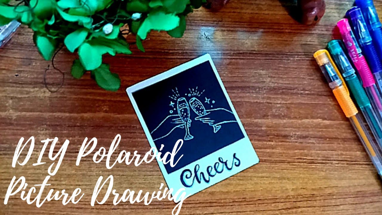 DIY Polaroid Picture Drawing || Doodle Drawing - YouTube